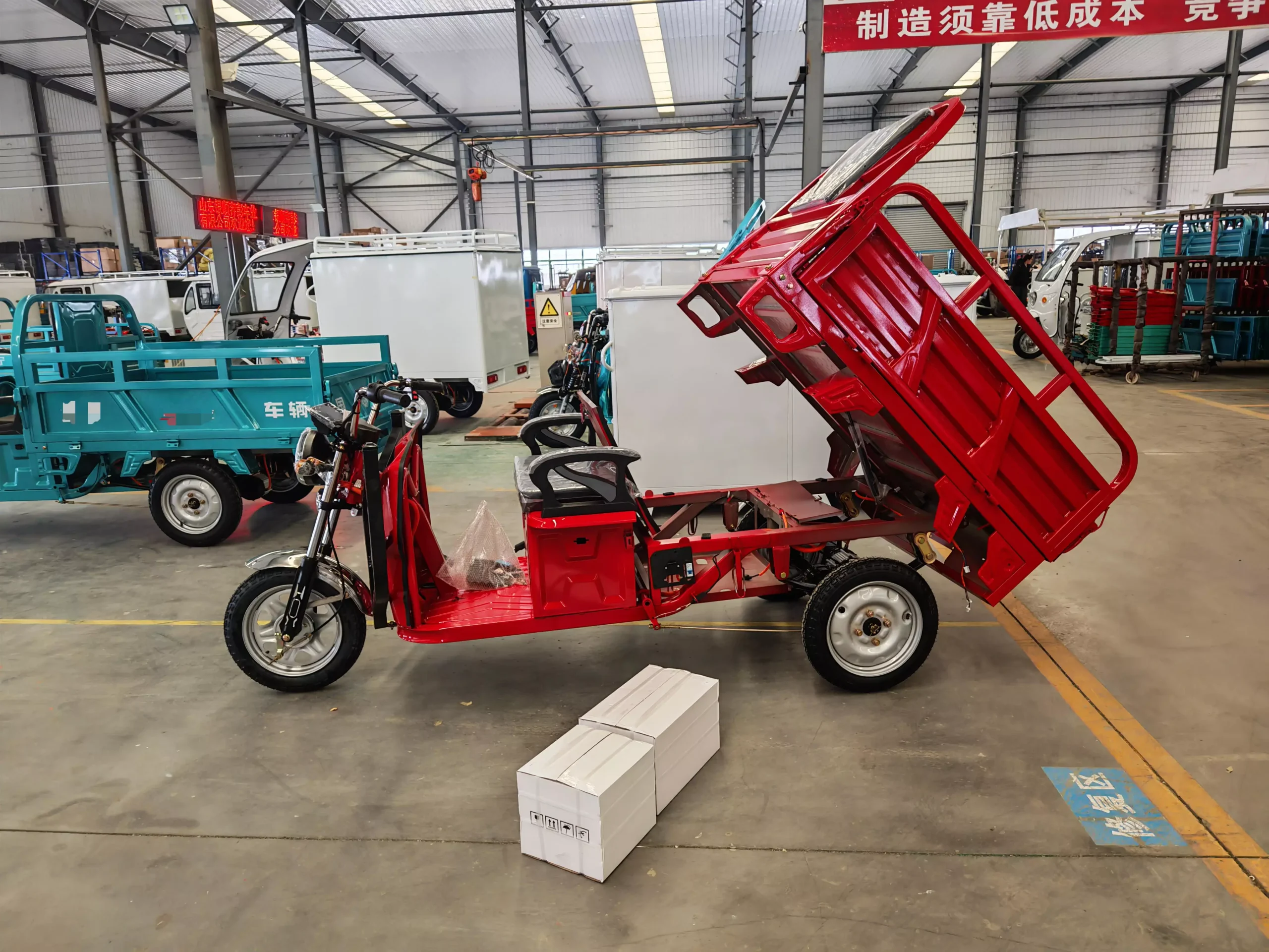 New European Customer’s EEC Tricycles with Dumper Function Roll Off ...